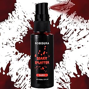 BOBISUKA Fake Blood Spray for Cosplay - Vampire Blood Washable for Clothes and Face - Fale Blood Makeup