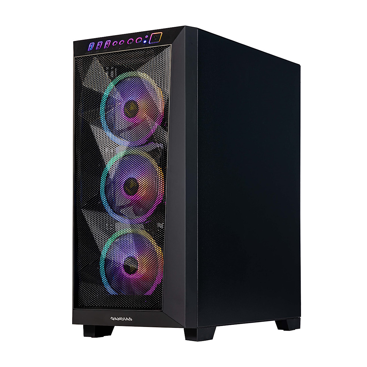 Velztorm Pilum CTO Powerful Gaming Desktop PC Liquid-Cooled (AMD Ryzen 7 3700X 8-Core, 16GB DDR4, 1TB PCIe SSD+2TB HDD (3.5), GeForce RTX 3060 12GB, 120mm AIO, RGB Fans, 750W PSU, WiFi-N, Win11P)