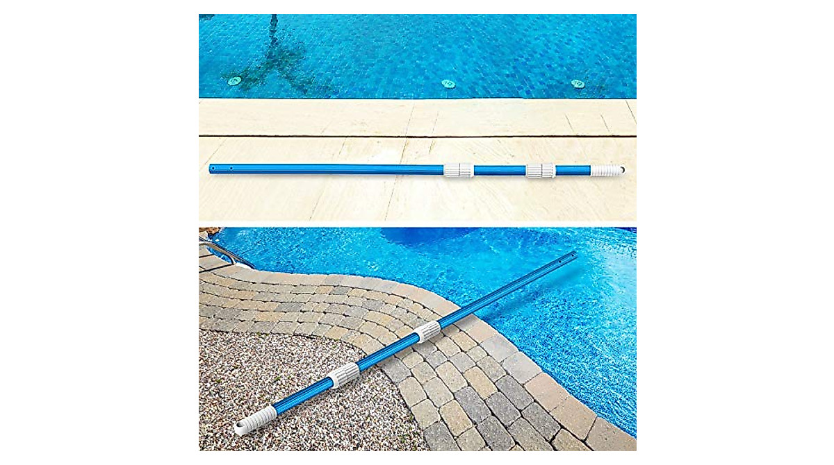 BLIKA 16.5FT Telescopic Pool Pole - Durable & Lightweight