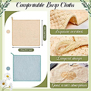 Tatuo Adjustable Breastfeeding Pillows for Mom Multiple Angle Altering Layers Baby Feeding Pillow with 2 Pcs Absorbent Coral Fleece Baby Washcloths for Newborn Infant Toddlers