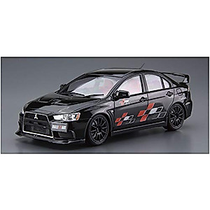 Aoshima Bunka Kyozai 1/24 The Tune Car Series No. 52 Mitsubishi Rally Art CZ4A Lancer Evolution X 2007 Plastic Model
