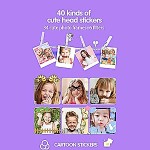 Cute Mini Selfie Camera 4000W Pixel Digital Toy for Boys Girls Students, Digital Camera Screen Kids Camcorde with Soft Lighting Eye Protection Christmas Birthday Festival Gift