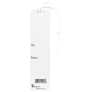 Kind Words Like Honey Sweet White 2 x 6 Paper Keepsake Bookmark with Tassle Pack of 12