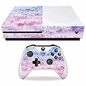 MightySkins Skin Compatible with Microsoft Xbox One S - Candy Clouds | Protective, Durable, and Unique Vinyl Decal wrap Cover | Easy to Apply, Remove, and Change Styles | Made in The USA