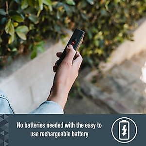 SABRE Pepper Spray for Self Defense, 2-in-1 Stun Gun and Flashlight, 25 Bursts of Max Strength OC Spray, Finger Grip, 0.54 fl oz, 1.160 µC Charge, 120 Lumens, Rechargeable, Safety Switch, Holster