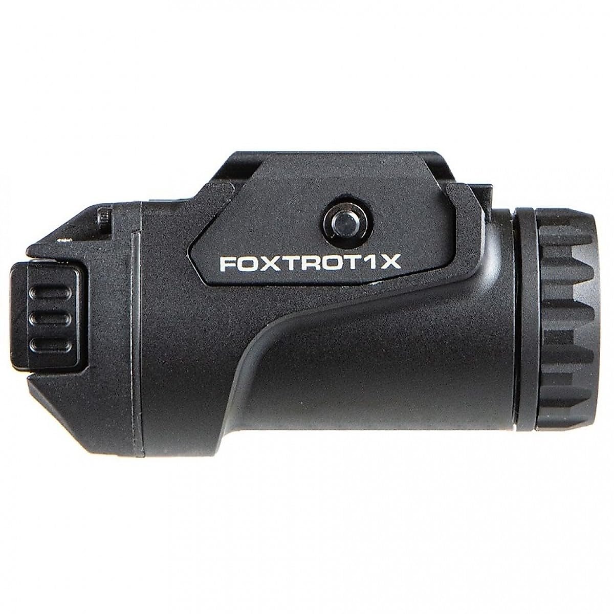 Sig Sauer Foxtrot1X 450 Lumens Compact Durable Tactical Rail-Mounted Handgun Flashlight with Ambidextrous Push-Button Side Switches, Black