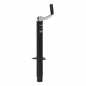 CURT 28202 A-Frame Trailer Jack, 2,000 lbs, 14-3/4 Inches Vertical Travel, CARBIDE BLACK POWDER COAT