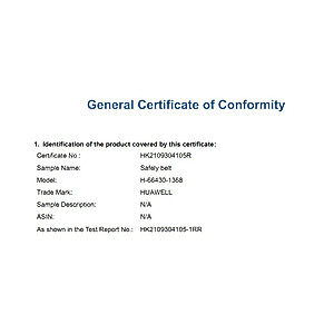 HUAWELL Safety Belt with Two Side Adjustable Lanyard,Cement Pole & Tree Climbing Construction Harness Protective Gear, Personal Protection Fall Arrest Kit (White)