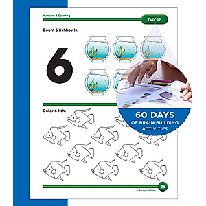 Summer Bridge Activities Preschool to Kindergarten Workbooks, Phonics, Handwriting, Math, Early Learning Summer Learning Activities, Kindergarten Workbooks All Subjects With Flash Cards