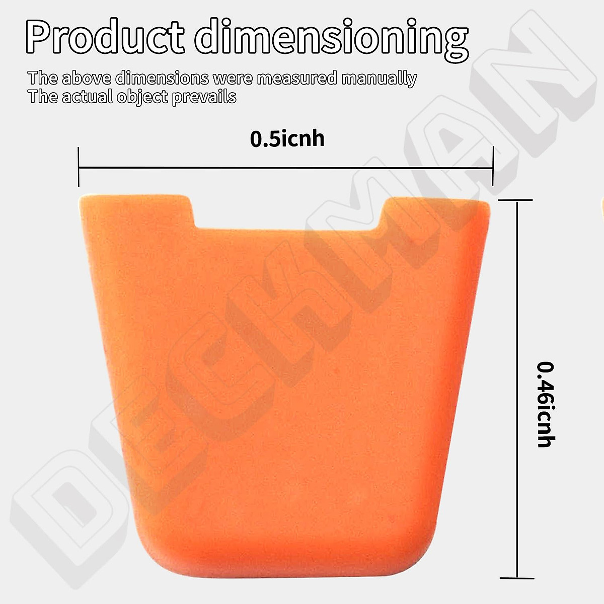 DECKMAN 8 Pack 079007001093 No Mar Pad Compatible with Brad/Nailer R213BNA R138BNA R213BNE