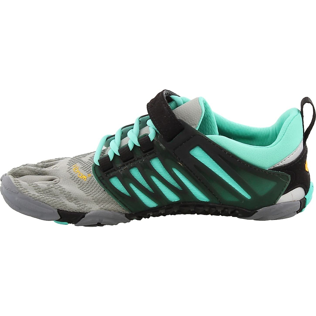 Vibram Women's V-Train Grey/Black/Aqua Cross-Trainer Shoe 37 EU (7-7.5 US)