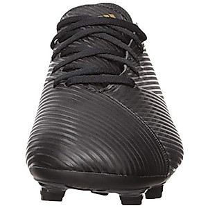 adidas mens Nemeziz 19.4 Flexible Ground Boots Soccer Shoe, Black/Black/Utility Black, 6.5 US