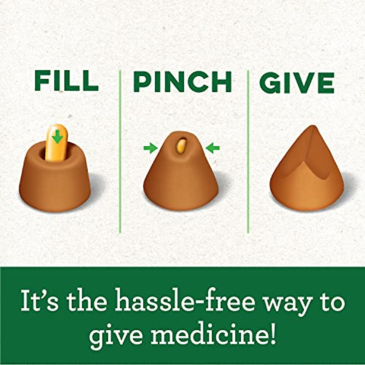 GREENIES PILL POCKETS Capsule Size Natural Dog Treats Chicken Flavor, 15.8 oz. Value Pack (60 Treats)