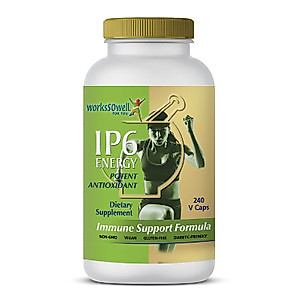 1-TDC WorksSoWell IP-6 Energy Immune Support Formula – 240 V-Caps – Helps Promote Healthy Bones – Total Body Health and Immunity