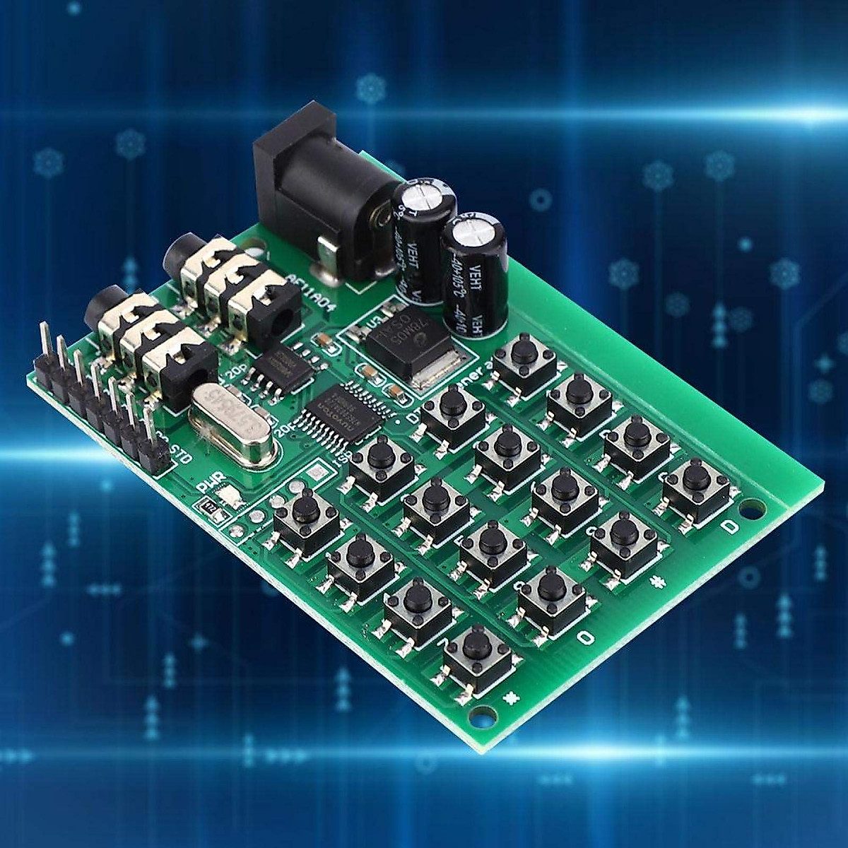 AE11A04 DTMF Generator Module 5~24VDC Audio Generator Board Dual Encode Transmitter for Dialing Keyboard