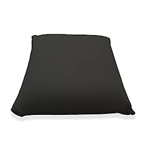 Rehabilitation Advantage Body Positioning Black Pillow Bolster 12 Inch x 12 Inch x 3 Inch