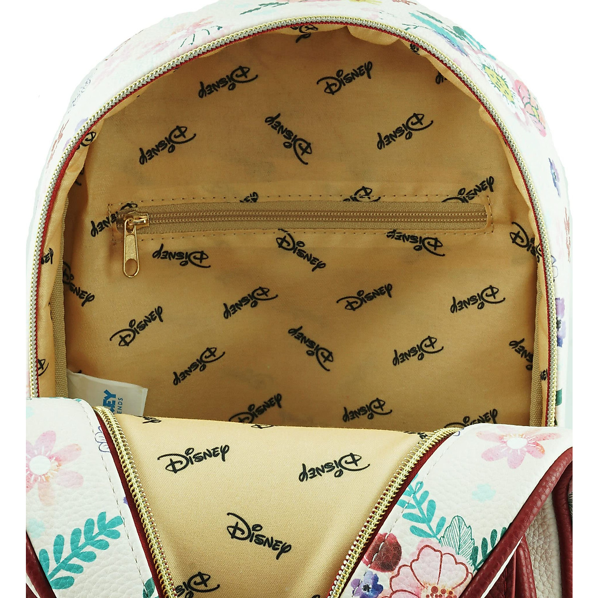 Wondapop Disney Mickey and Minnie Mouse 11" Vegan Leather Fashion Mini Backpack