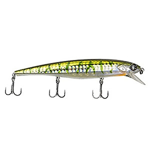 Googan Squad Scout, 4-1/3 in, 1/2 oz, Yellow Perch