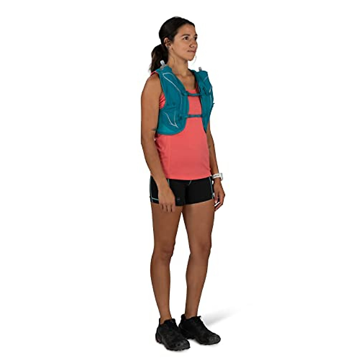 Osprey Dyna LT Women's Running Hydration Vest with Hydraulics Soft Flasks, Slate Grey, Large