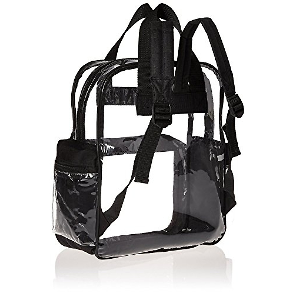 Clear Backpack, Camping Hiking Daypacks, Transparent Backpacks (Clear - 14")