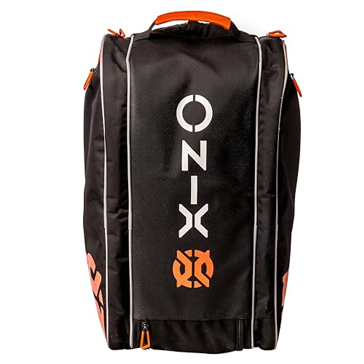 ONIX Pickleball Pro Team Long-Lasting Durability Hook and Loop Closure Easy to Carry Straps with Pockets Paddle Bag — Orange/Black