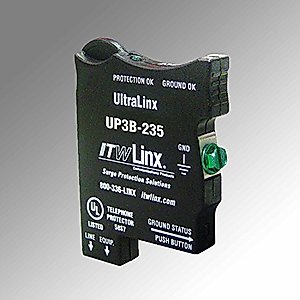 ULTRALINX 66 BLOCK PROT, 235V CLAMP, 350mA FUSE IND LTS S25 (PART #: UP3B-235)