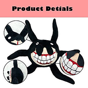 Lesome Doors Plushies Doors Plush Set of 4 New Monster Horror Game Stuffed Figure Doll Halloween Christmas Birthday Great Choice for Graduation Gift Party Favors (C-Door)