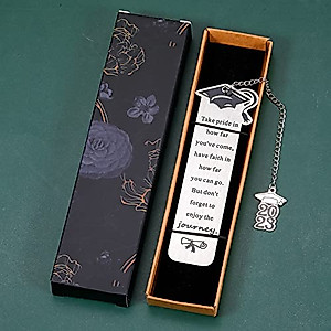 Class of 2023 Graduation Gifts for Him Her Women Men Inspirational Bookmarks 2023 Senior High School College Nurse Medical Master Students Son Daughter Teens Book Lover 16 Birthday Christmas Valentine