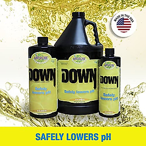 MICROBE Life HYDROPONICS PH21402 pH Control Liquid Premium Buffering for pH Stability, Decreases pH Levels When Nutrient pH is Too High, 16 Ounces
