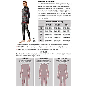 Aeiniweraabbcc Adeptwool Women's Merino Wool Base Layer John Set Half Zip Top and Bottom Thermal Underwear