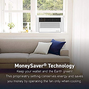 Friedrich CCW18B30A Chill Premier Smart Air Conditioner Wall & Window Unit, WiFi Mobile Control, White, Cooling Capacity (18,000 BTU)