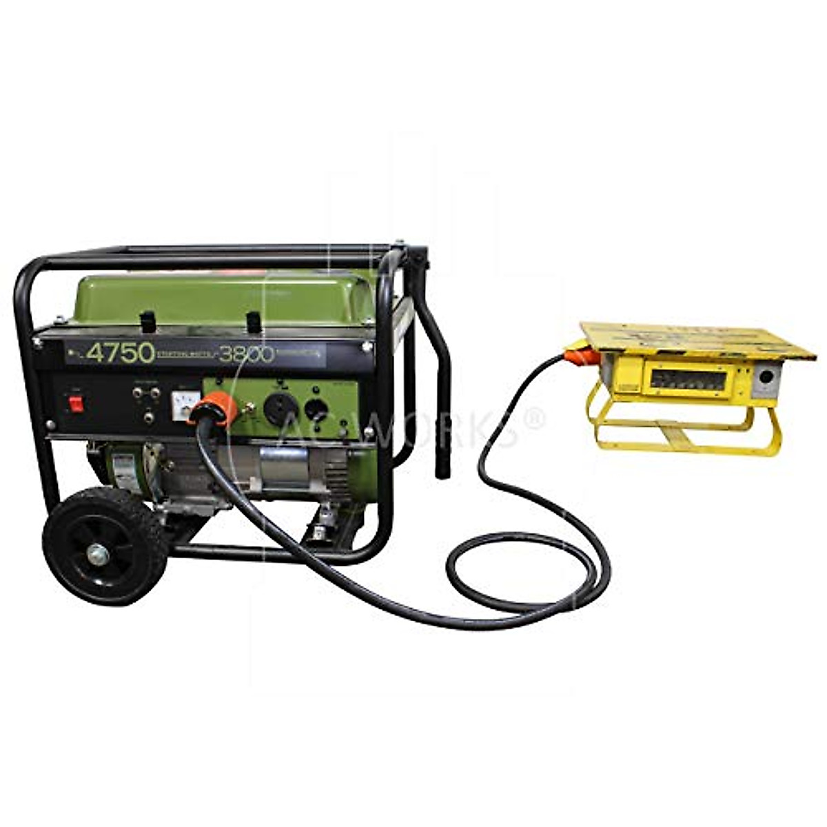 AC WORKS [TEL1430] Geneartor L14-30P 30A 4-Prong Locking Plug to CS6364 50A Transfer Switch (10)