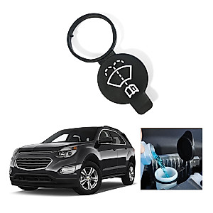 Kewucn Car Windshield Wiper Fluid Reservoir Cap, Auto Liquid Tank Bottle Cap, Liquid Storage Bottle Tank Ring Lid Cover, Universal Vehicle Replacement Accessories Fit for OEM 1322730
