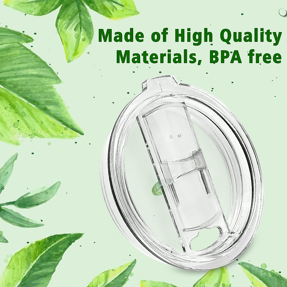 Amgkonp 4PACK Tumbler Replacement Lids 30oz,Spill proof Tumbler Lids for YETI Rambler,Old Style RTIC,SUNWILL and CIVAGO Coffee Tumble,BPA free