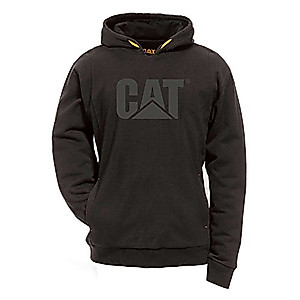 Caterpillar Performance Lined Hooded Sweatshirt, Black, Medium