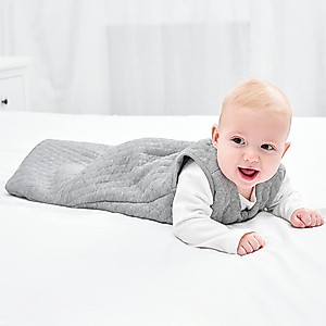 Yoofoss Baby Sleep Sack 6-12 Months TOG 2.5 Winter Wearable Blanket Baby Sleeping Bag for Toddler Sleeping Sack- Super Soft Warm Comfortable, Grey