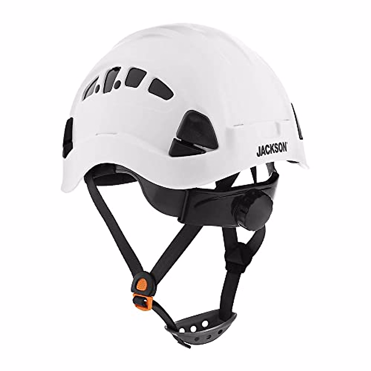 Jackson Safety CH400V Climbing-Style Hard Hat - Vented Construction Helmet with Chin Strap & Cup - ANSI Z89.1 & OSHA Compliant - (Multiple Colors)