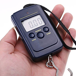 20g - 40kg Digital Hanging Box Fishing Scale Mini Portable Fish Scale Portable Mini Scale Portable Electronic Scale Key Chain Electronic Scale Suitable for Outdoor Cooking Fishing Travel Carry on