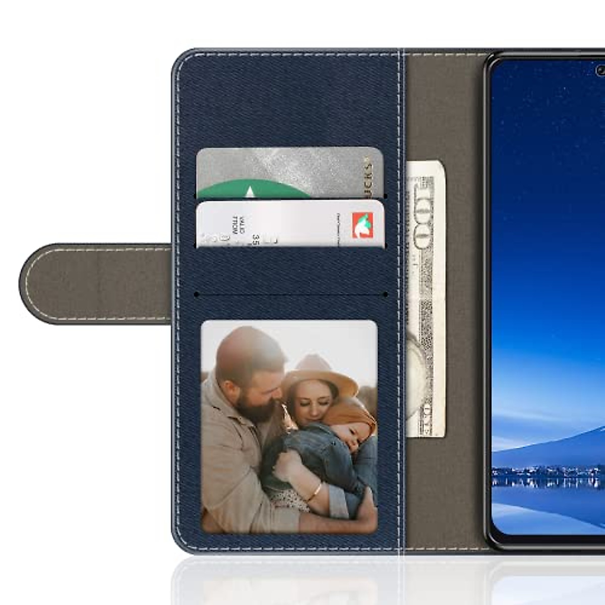 MILEGAO for Lenovo Z5 Flip Cover, Magnetic Buckle Multicolor Business PU Leather Phone Case with Card Slot, for Lenovo Z5 6.2 inches