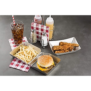 TableCraft 10109 Coca-Cola Red & White Striped Straws (Unwrapped), Pack of 100