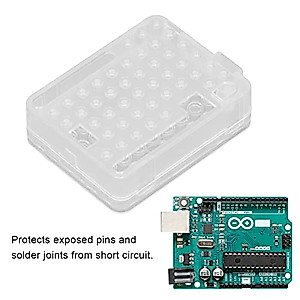 Electronic housing, Circuit Board housing, Fast Cooling, Reserved Holes with 4 Screws for DIY Transparent