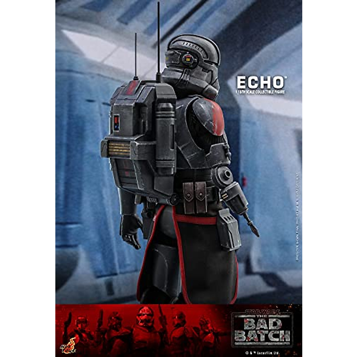 Hot Toys 1:6 Echo - Star Wars: The Bad Batch, Black