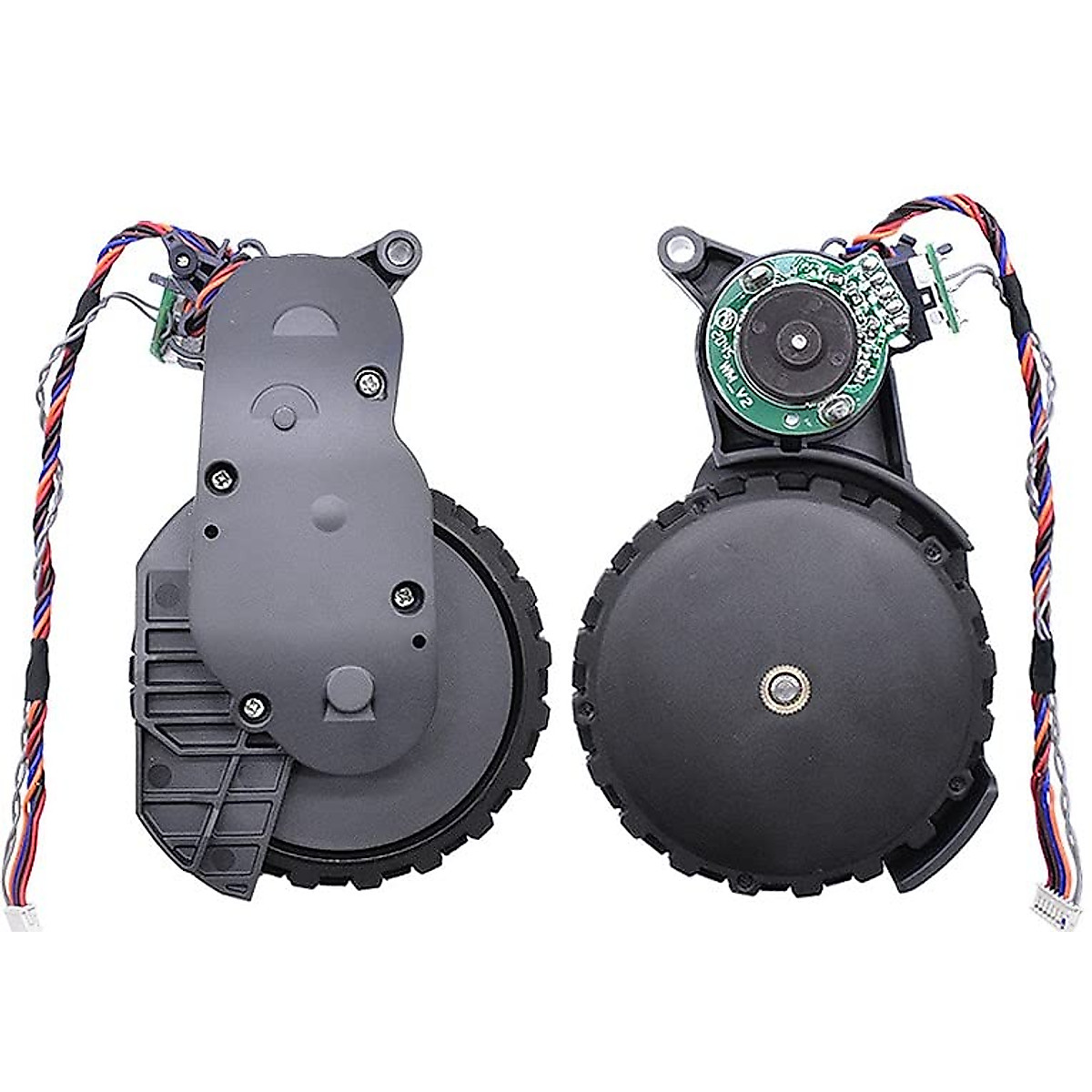 OYSTERBOY Replacement Vacuum Wheels Motor Module Compatible for Roborock S7 S5 MAX S50 MAX S55 MAX Robot Vacuum Cleaner Spare Part (Left + Right)