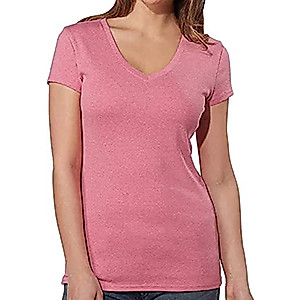 Kirkland Signature Womens V-Neck Tee Pink