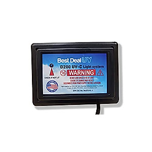 Air Purifier Whole House Uv Light in Duct for Hvac Ac (Air Conditioning) Duct Germicidal Filter + 2 replacement bulbs