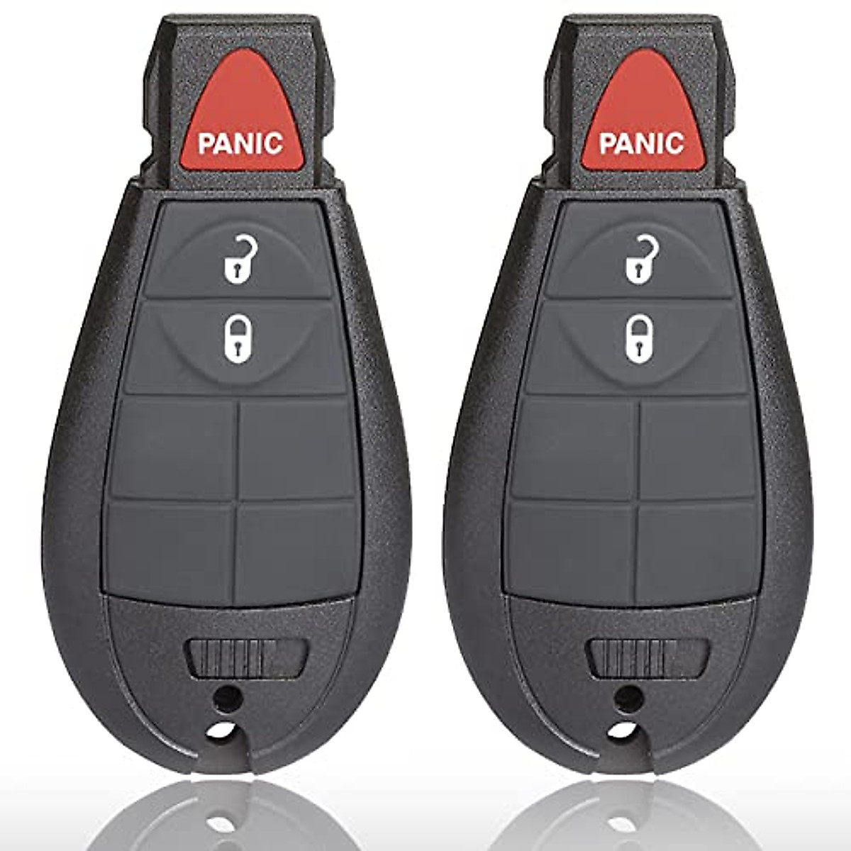 Key Fob Keyless Entry Remote Compatible with 2008-2016 Dodge Ram Truck 1500 2500 3500 Journey Challenger Grand Caravan Grand Cherokee Commander Chrysler IYZ-C01C M3N5WY783X Key Replacement