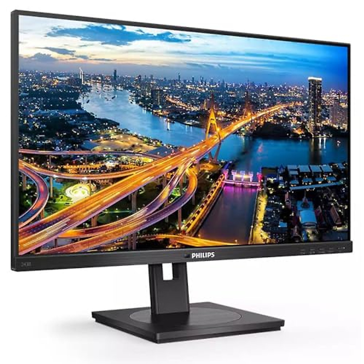 Philips 243B1 23.8" Full HD WLED LCD Monitor - 16:9 - Textured Black