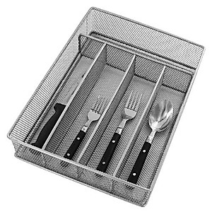 Copco 2555-7873 Mesh 5-Part In-Drawer Cutlery Organizer