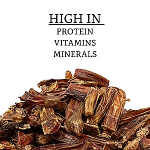 Downtown Pet Supply 2 LB, 2-3" Bites, Rawhide Free Dog Chews Long Lasting and Non-Splintering - Single Ingredient, All Natural Dog Treats for Small Dogs and Puppies - Grass-Fed Beef Bully Sticks