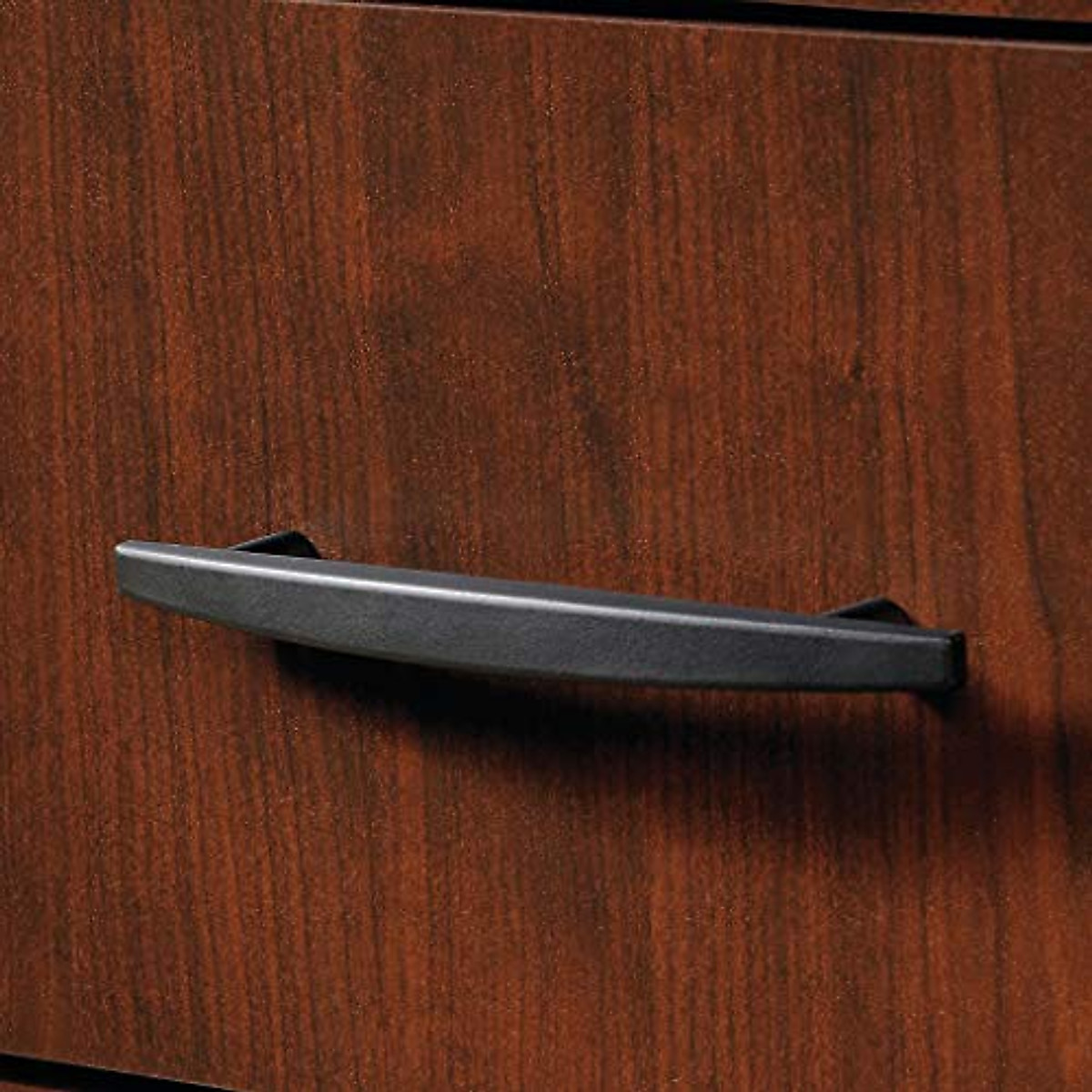 Sauder Via Pedestal, L: 15.55" x W: 19.45" x H: 28.54", Classic Cherry Finish